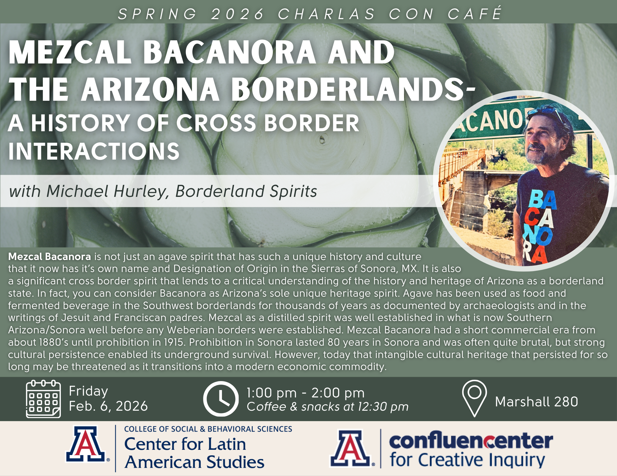 Spring 2026 Charlas con Café | Mezcal Bacanora and the Arizona ...