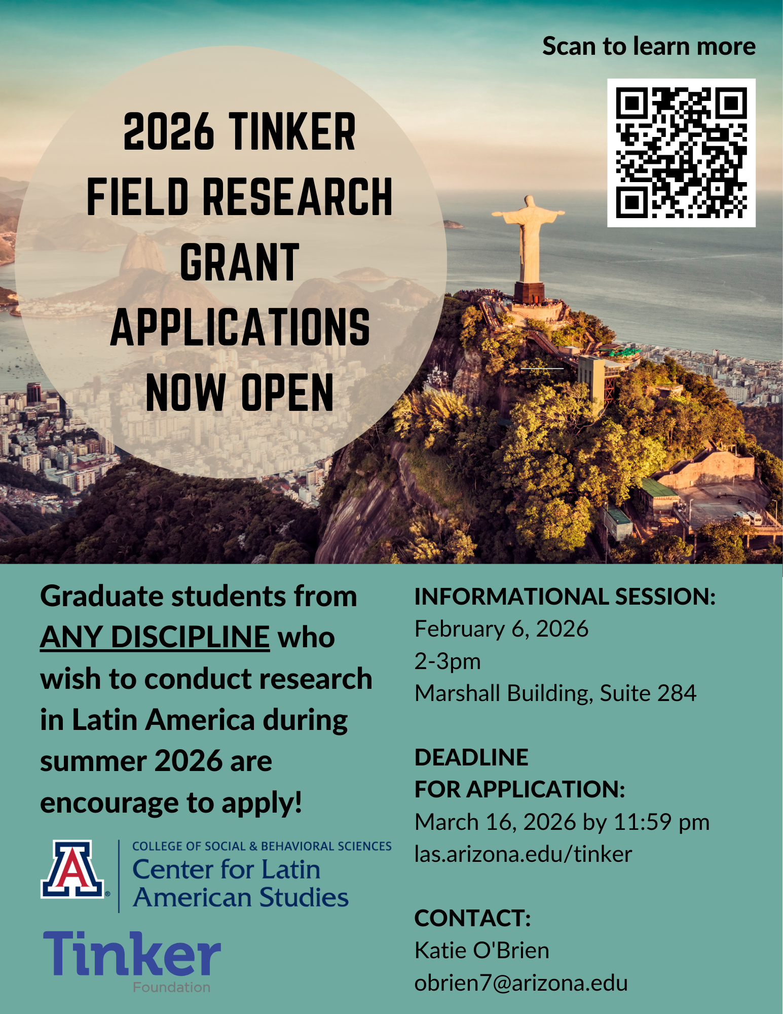 Tinker Field Research Grant Info Session | Latin American Studies