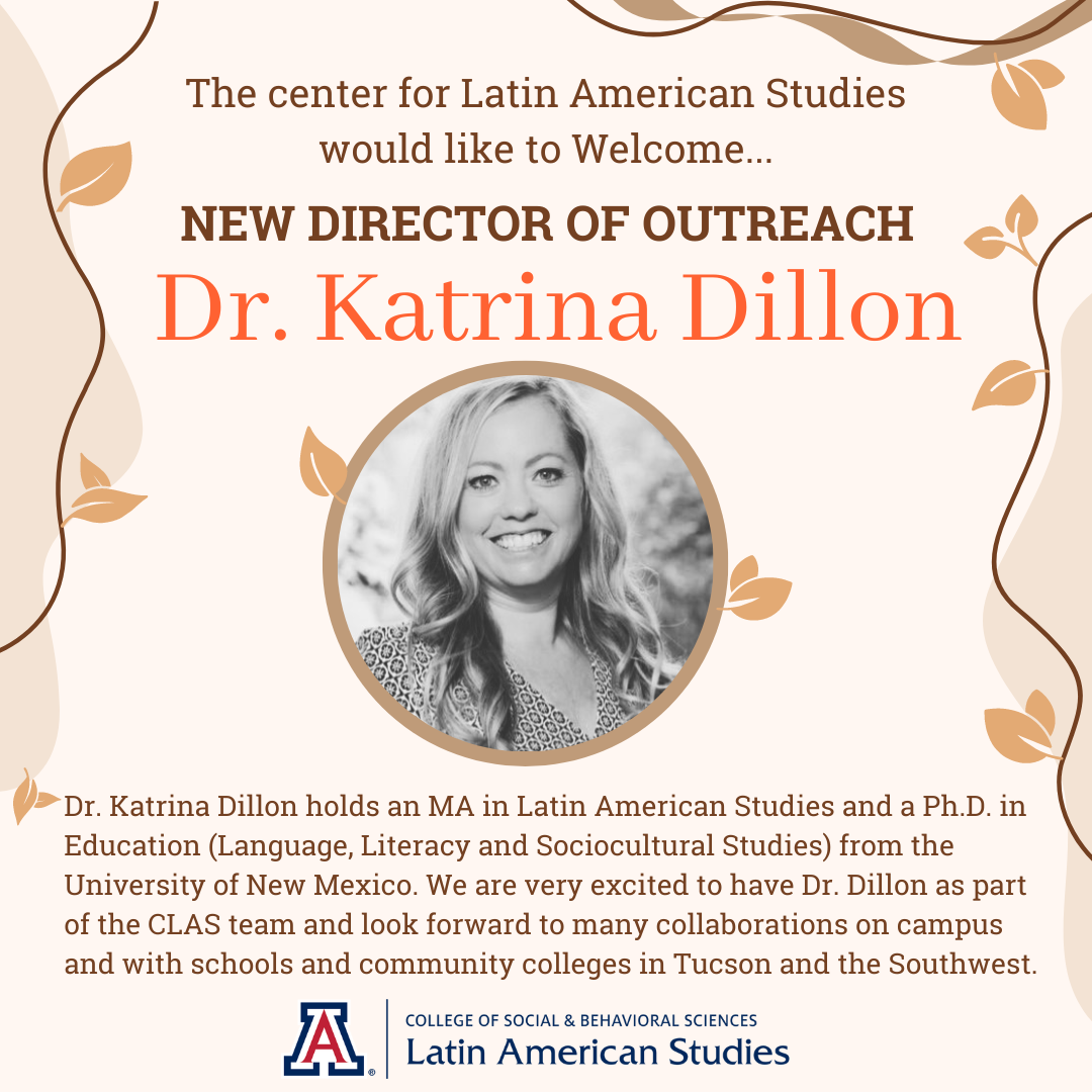 The Center for Latin American Studies would like to announce Dr ...
